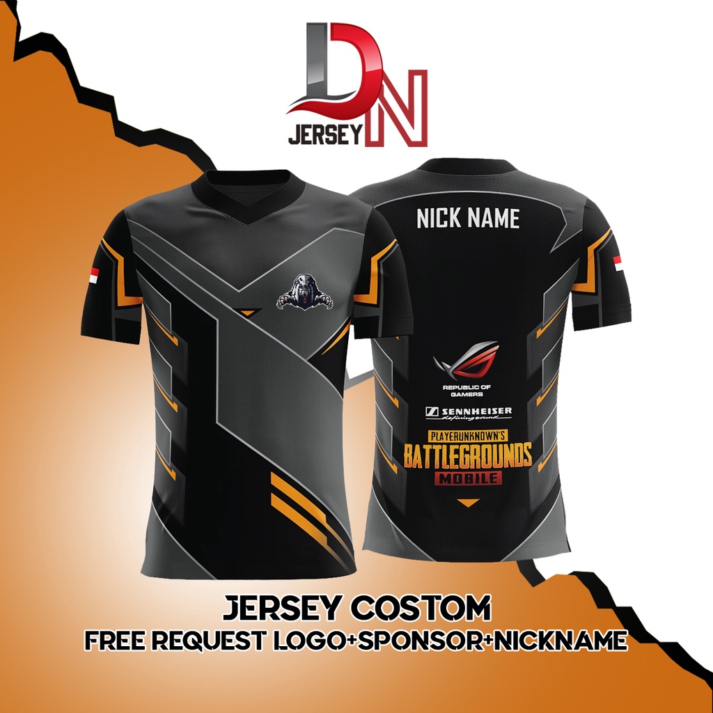 Custom GUILD SQUAD FF PUBG MOBILE LEGENDS ML GAMING JERSEY Shirt (FREE ...