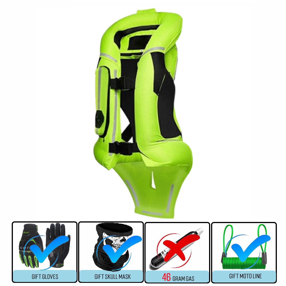 🔥in stock🔥Motorcycle Air-bag Vest Buffer Jackets Bicycle Airbag Vest ...