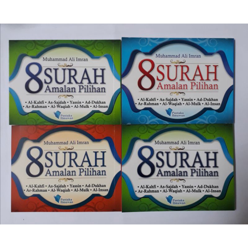 [ Size Poket ] BUKU 8 SURAH AMALAN PILIHAN | Shopee Malaysia