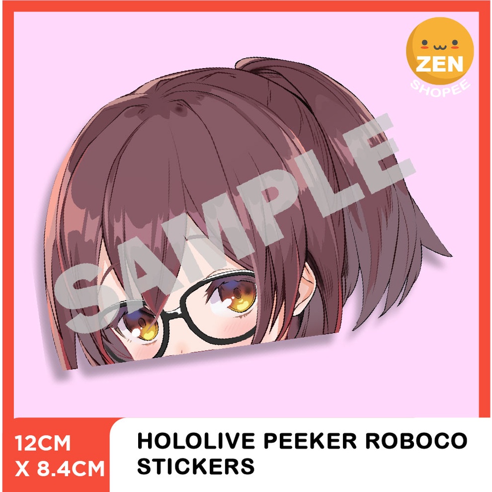 Hololive Roboco Peeker Sticker 8.4x12cm | Shopee Malaysia