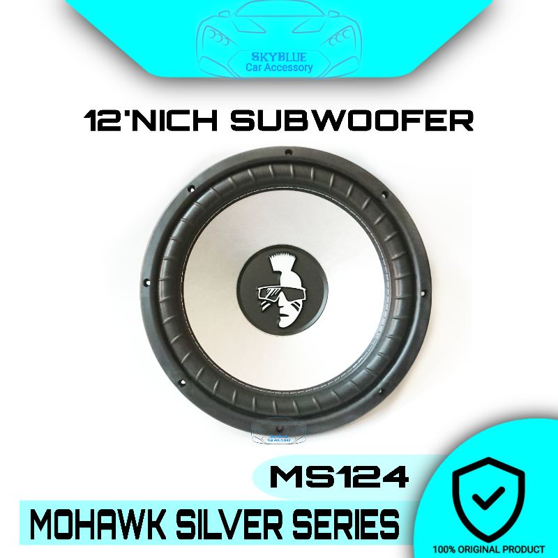 Mohawk Silver Series MS124 single coil woofer | Shopee Malaysia