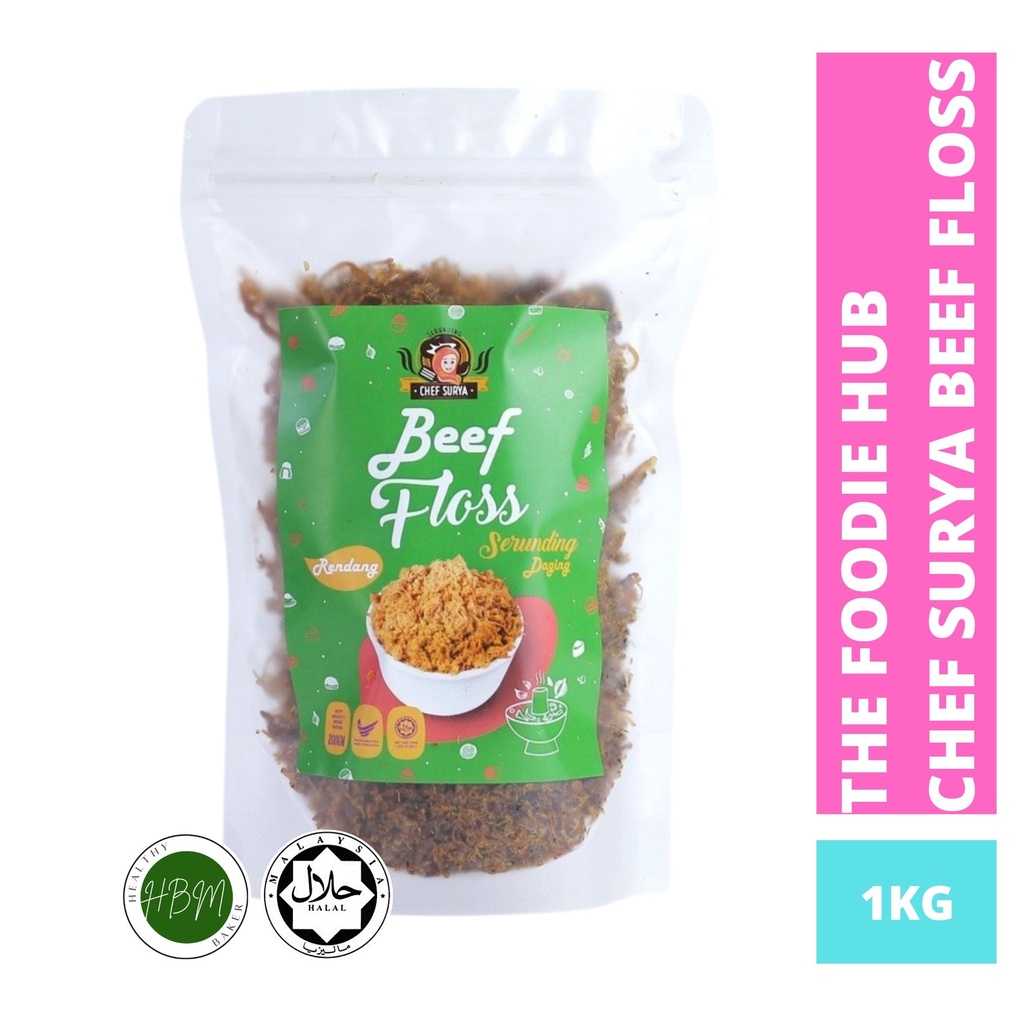 The Foodie Hub Chef Surya Serunding Daging Rendang / Meat Floss Beef ...