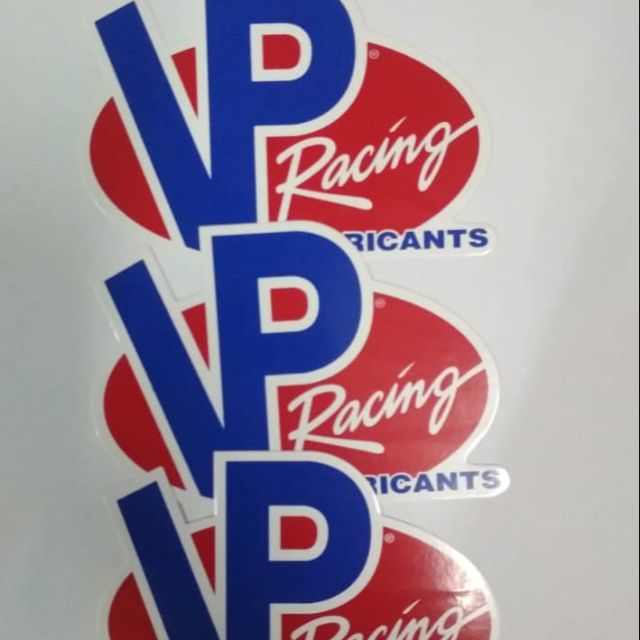 Sticker Decal Untuk Motorsikal Dan kereta VP Racing Lubricants | Shopee ...