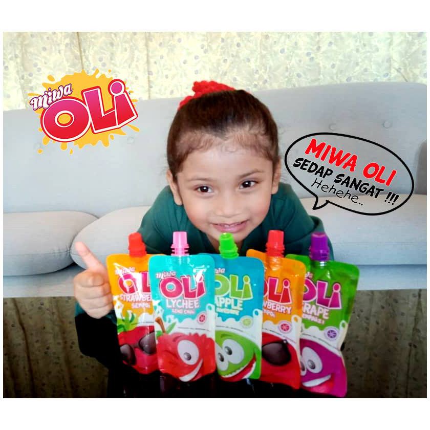 [MIWA OLI ] Minuman Jelly dengan Prebiotic Miwa Oli Fruity Seaweed ...
