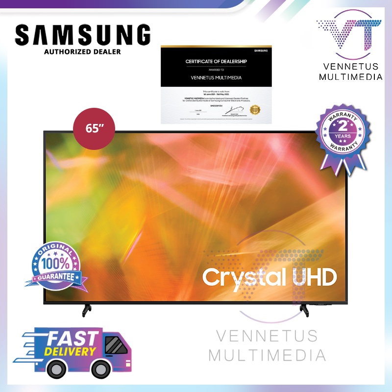 Samsung 4K UHD Smart TV with Dynamic Crystal Color UA65AU8000KXXM ...