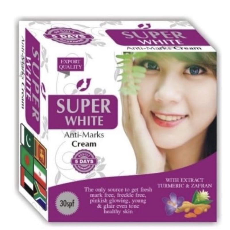 SUPER WHITE ANTI MARK CREAM | Shopee Malaysia