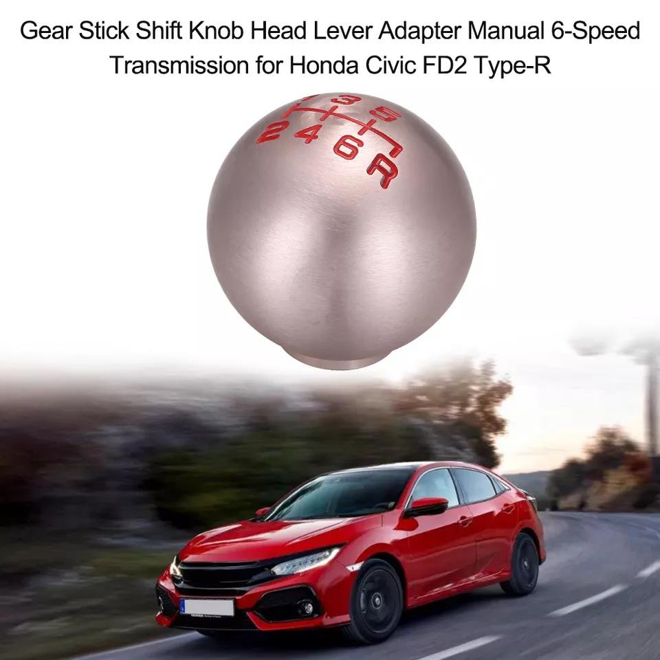 Car Styling 5/6 Speed Manual Gear Stick Shift Knob Head Lever Adapter ...