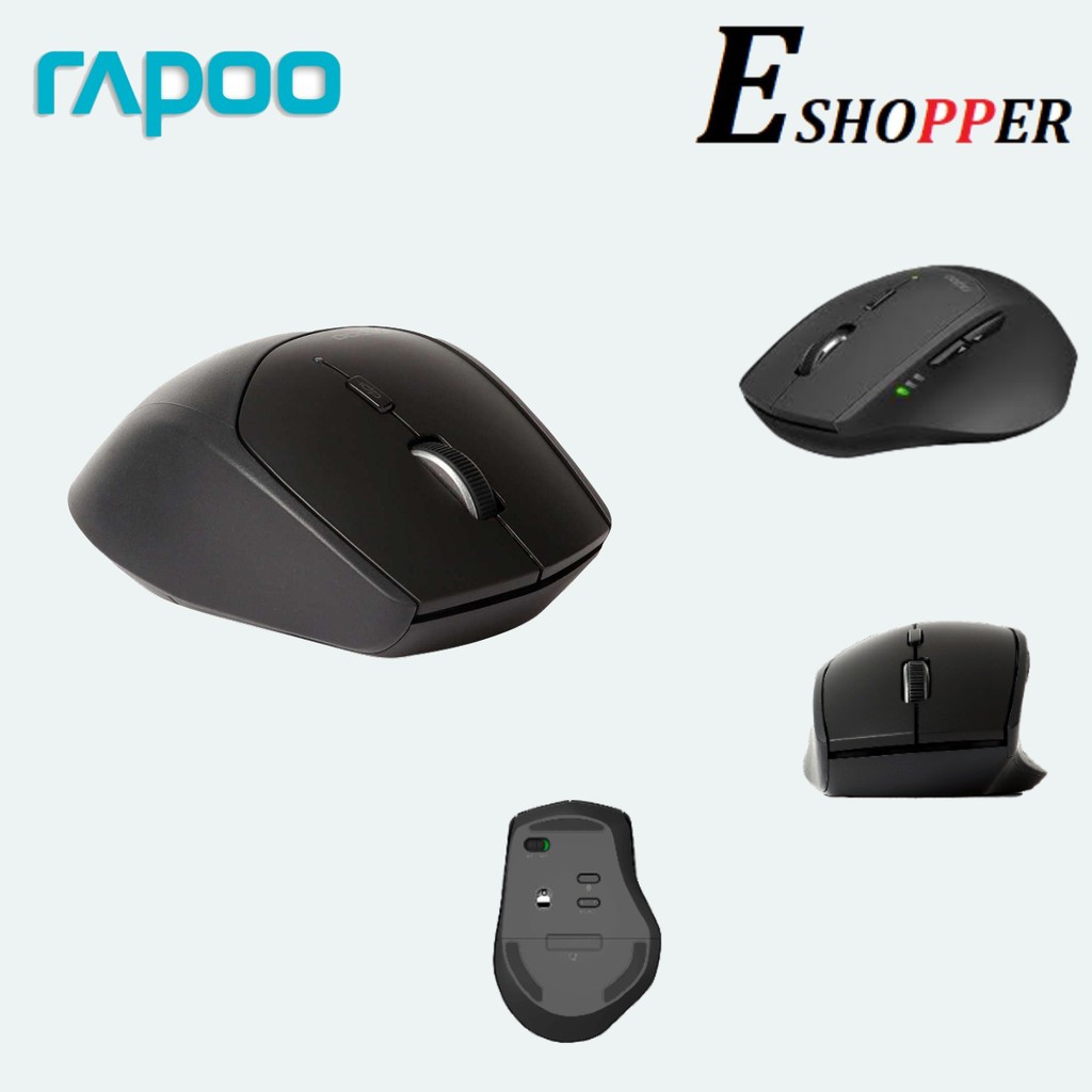 RAPOO MT550 Multi-mode Wireless Optical Mouse | Shopee Malaysia