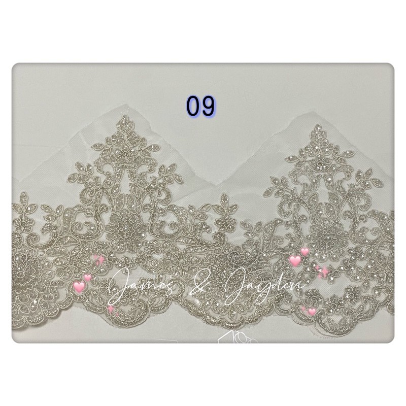 🔥HOT ITEMS🔥 Trimming Lace / Border Lace / Renda Labuci Manik / Beads ...