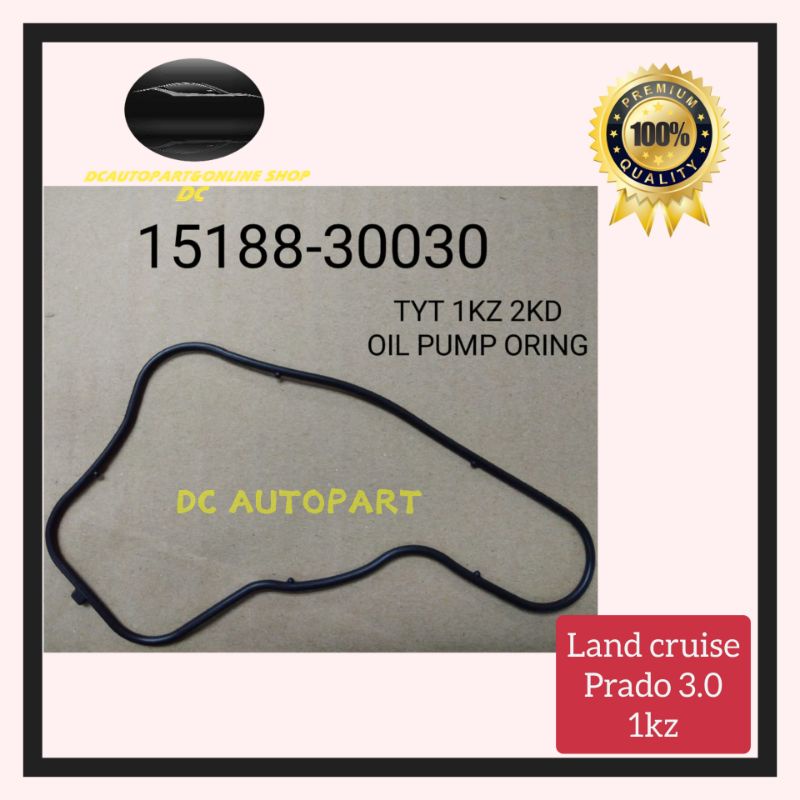 TOYOTA LAND CRUSEI PRADO 3.0 1KZ OIL PUMP ORING O-RING RUBBER | Shopee ...