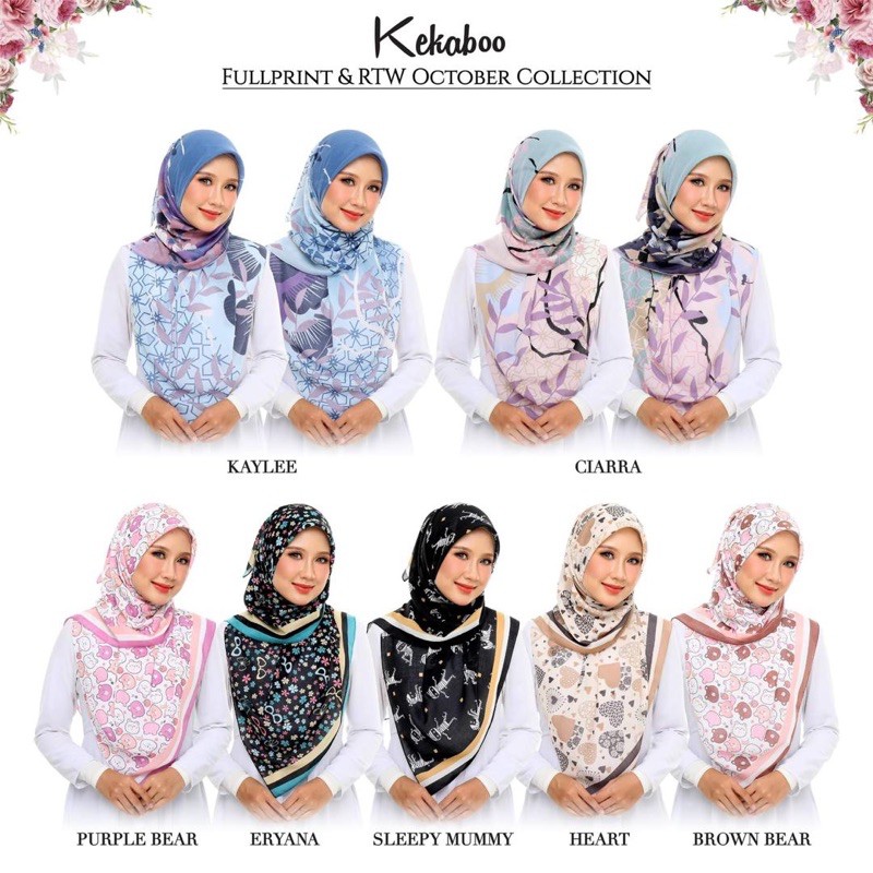 Readystock! TUDUNG BAWAL KEKABOO OCTOBER 2020 COLLECTION | Shopee Malaysia