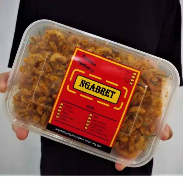 Macaroni Ngabret Box (200 Grams) | Shopee Malaysia