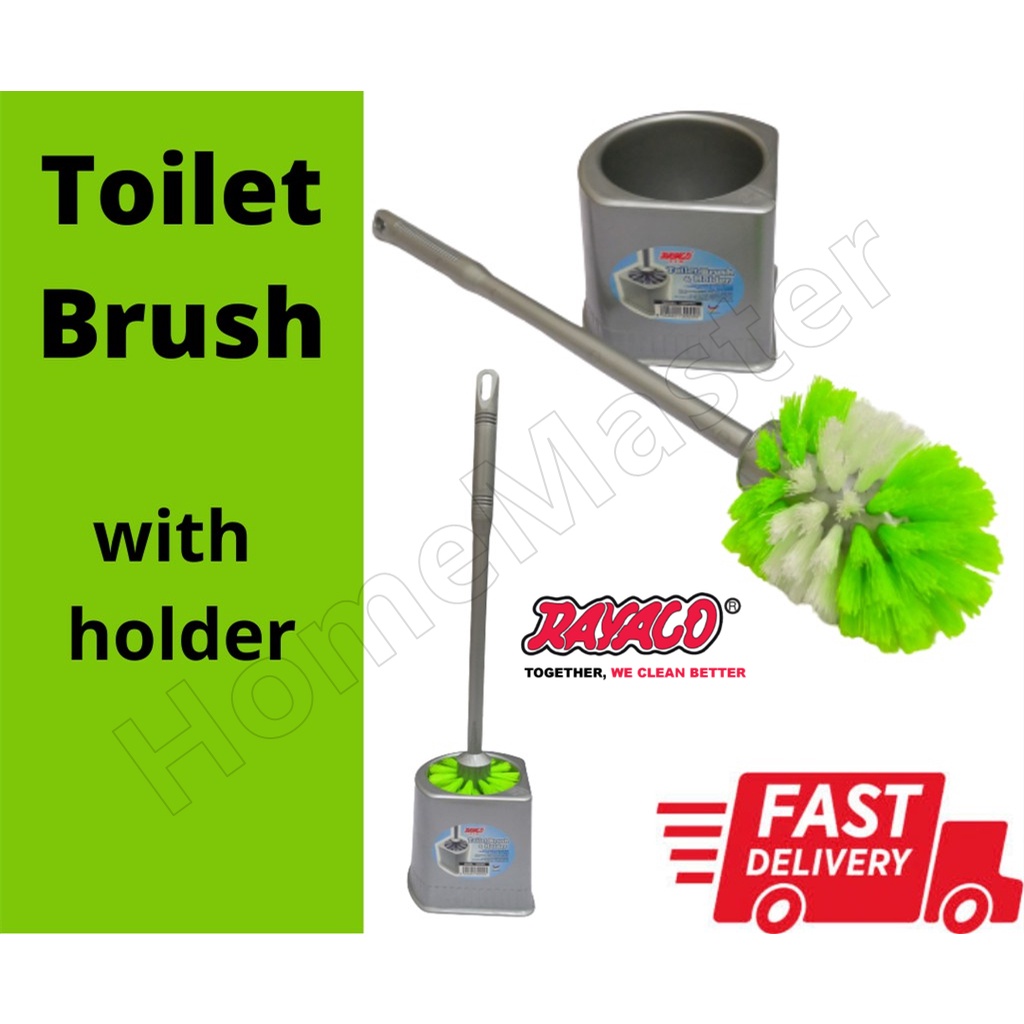 RAYACO Toilet Brush Bowl Set 2000WC/TOILET BOWL BRUSH LONG HANDLE WITH ...