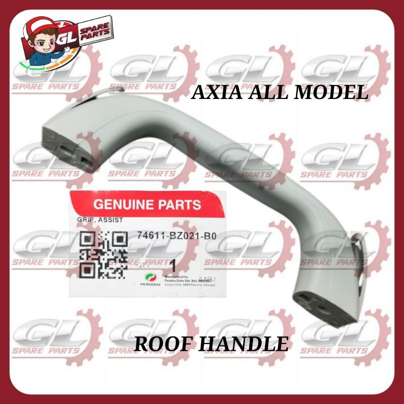 ROOF HANDLE ORIGINAL PERODUA AXIA ROOF TOP GRIP ASSIST (74611-BZ020-B0 ...