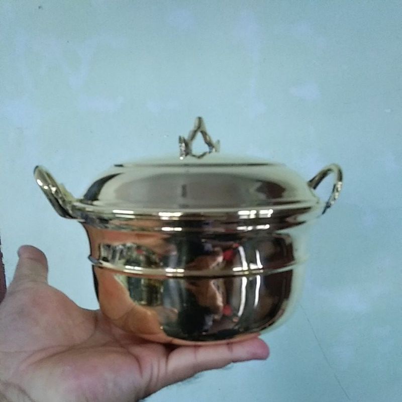 Traditional brass pot periuk tembaga bertudung | Shopee Malaysia