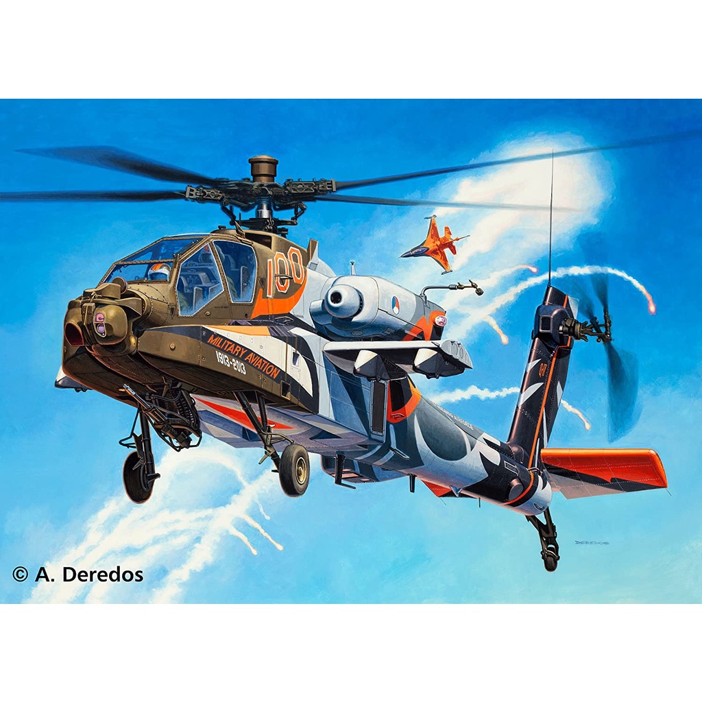 Plastic Assembled Model REVELL Scale 1/48 AH-64D Longbow Apache "100 ...