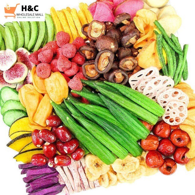 Mix Vegetables & Fruits Healthy Snack Mix Healthy Fruits & Vegetables ...
