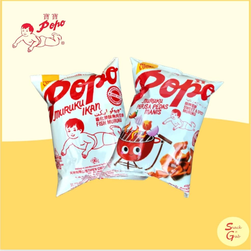 POPO Fish Muruku Snack (Muruku Ikan) (65g) | Shopee Malaysia