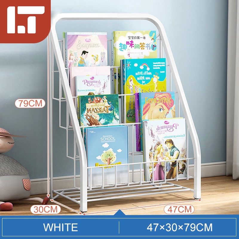 Rak Buku Kanak-Kanak Children creative simple bookshelf drawing books ...