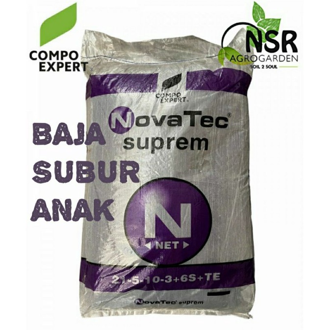 BAJA SUBUR 5KG Novatec SUPREM NpK 21-5-10 | Repack | (Original ...