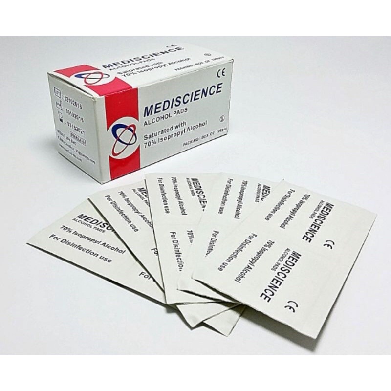 [READY STOCK]MEDISCIENCE MEDICAL USE ALCOHOL PAD (100PCS) | Shopee Malaysia