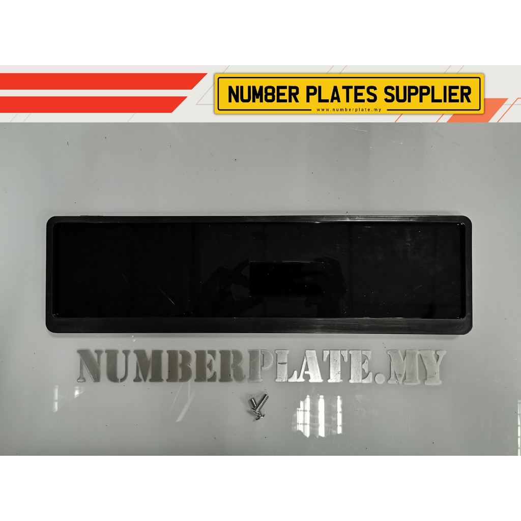 Super Fit Front Number Plate Casing Holder 4"x16" Approx. 100mm x 400mm ...