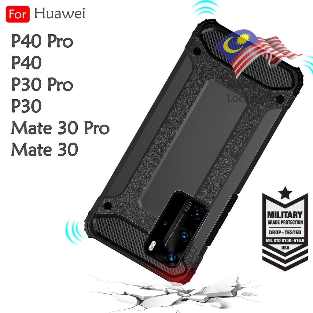 Huawei P30 P30 Pro P40 P40 Pro Mate 30 Mate 30 Pro Rugged Armor Protection Case Cover Hard ...
