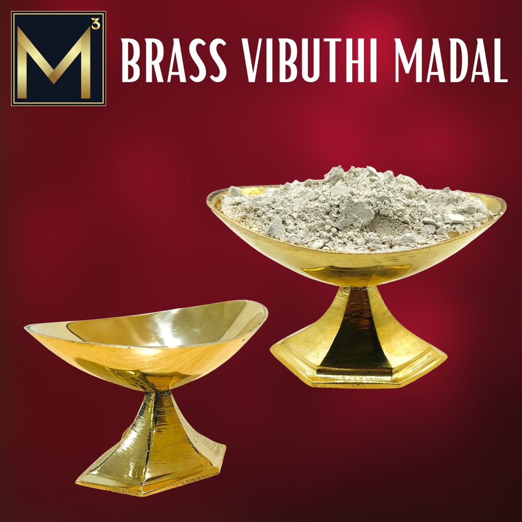 BRASS VIBUTHI MADAL/VIBUTHI/KUMKUM HOLDER/SANTHANAM/TRAY/MC198 | Shopee ...