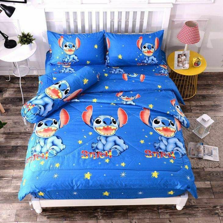 CARTOON COMFORTER 5 IN 1 SET - STICTH | Shopee Malaysia
