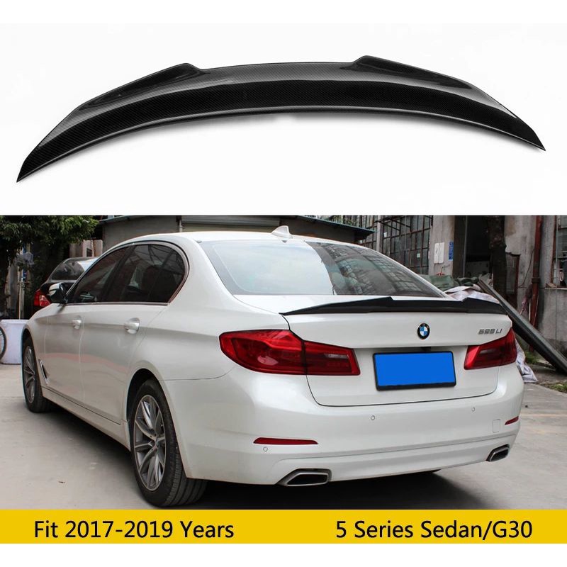 Bmw G20/G30 320 330 530 540 550 g20 g30 psm style spoiler grossy black ...