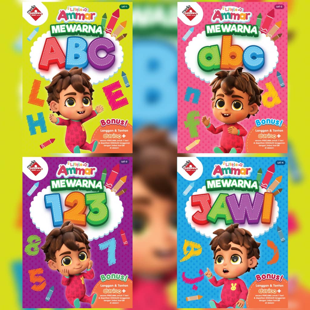 MEDIA BOOKS : LITTLE AMMAR MEWARNA ( LA7 ) | Shopee Malaysia