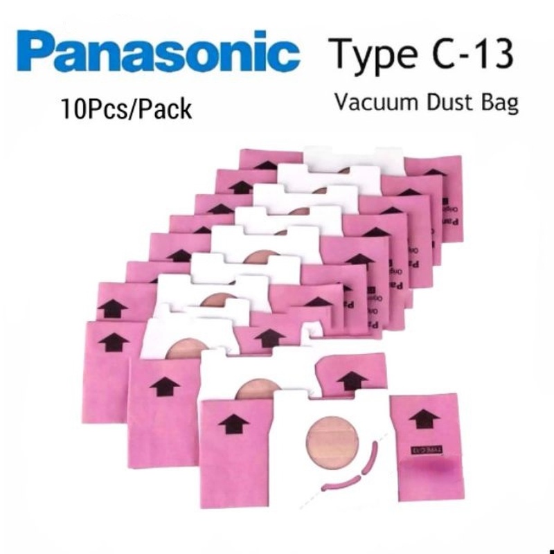 10xType C-13 Vacuum Bag Panasonic Vacuum Cleaner Dust Bag Universal ...
