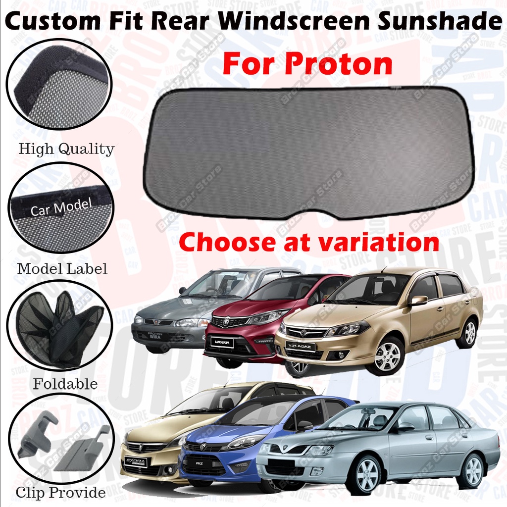 Custom Fit Rear Windscreen Car Sunshade Block 67.3% UVB & UVA Radiation ...