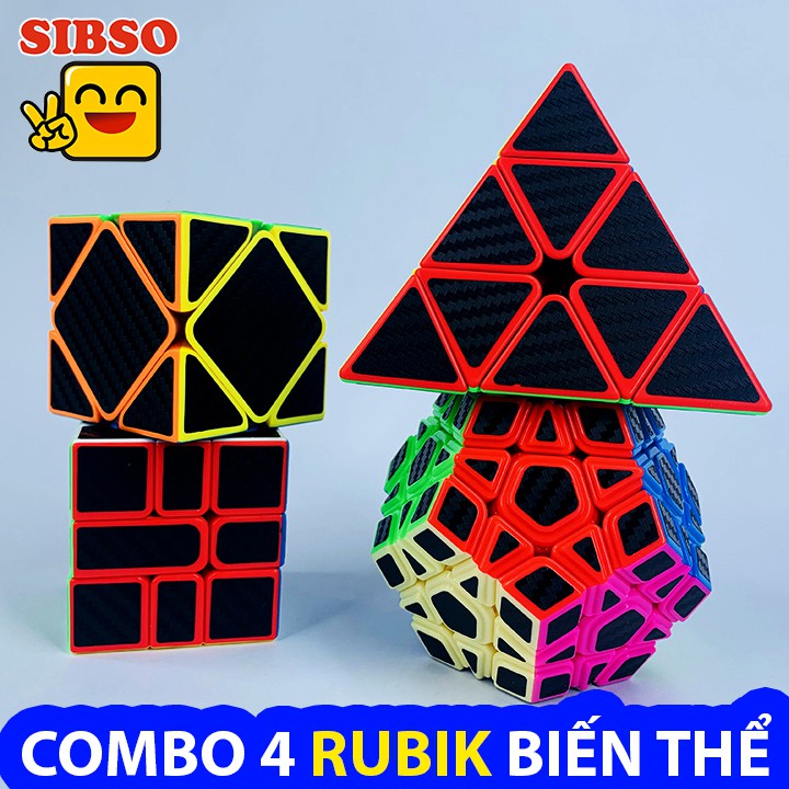 Rubik MoYu Meilong Box - Combo 4 Rubik Variants A1097- SIBSO | Shopee ...