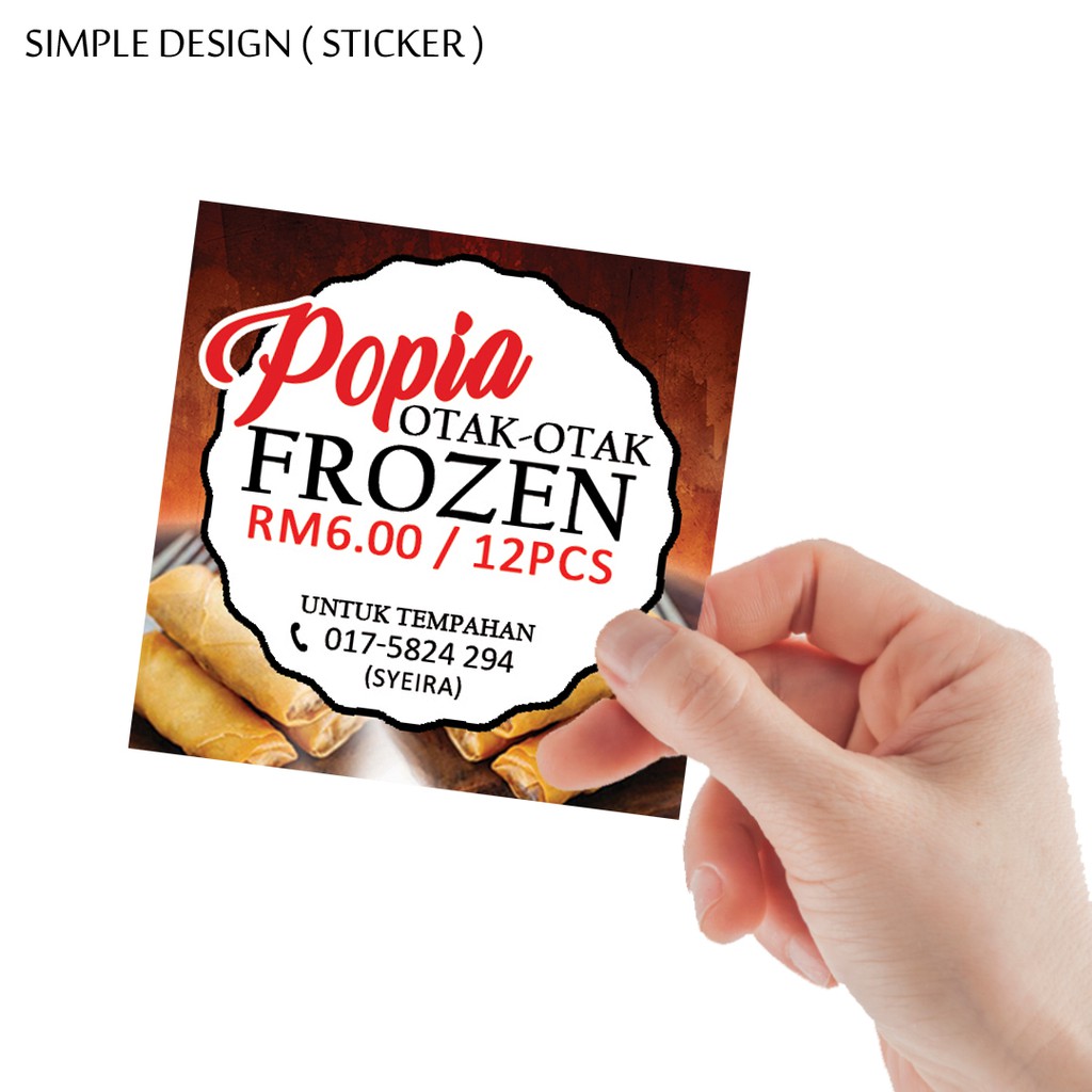 Sticker design jenis kertas ( mirrorcoate ) | Shopee Malaysia