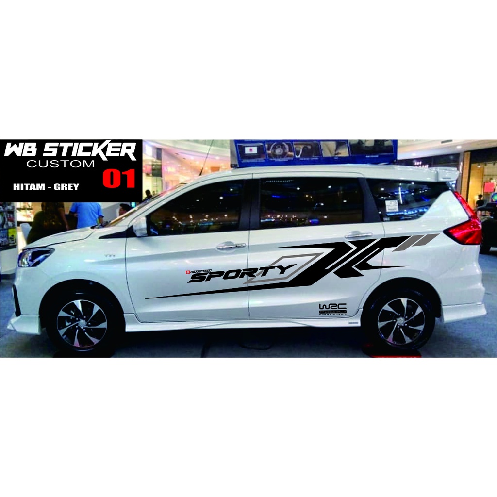 Side BODY STICKER CUTTING STICKER Variations Of Cars NEW ERTIGA,AVANZA ...