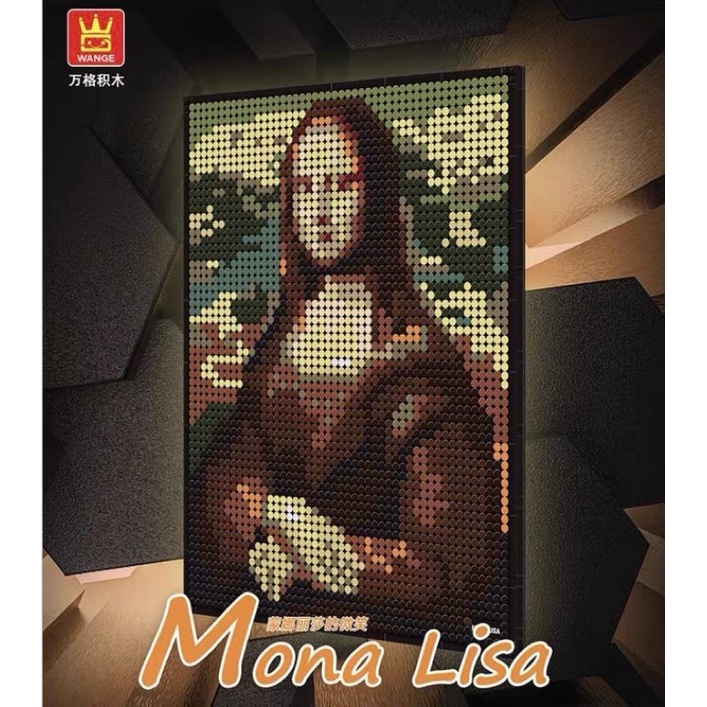 WANGE MONA LISA BUILDING BLOCKS(5121) | Shopee Malaysia