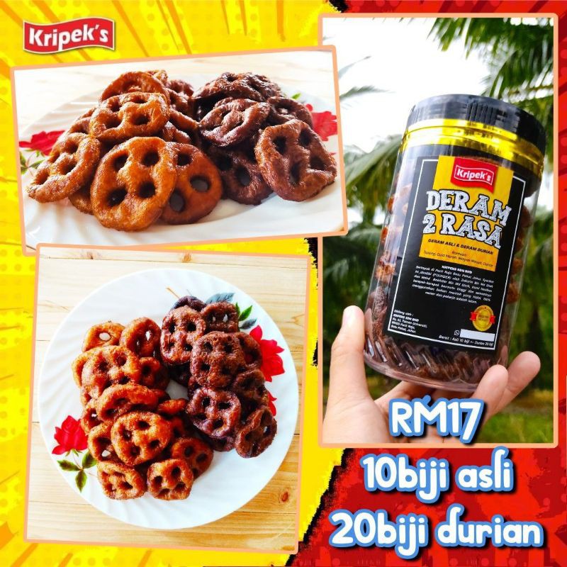 💥READY STOCK💥 Deram 2 Rasa by Kripek's | Peneram | Denderam| Kuih ...