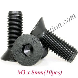 CSK M3 x 8mm (10pcs) #CSK-M3X8 | Shopee Malaysia