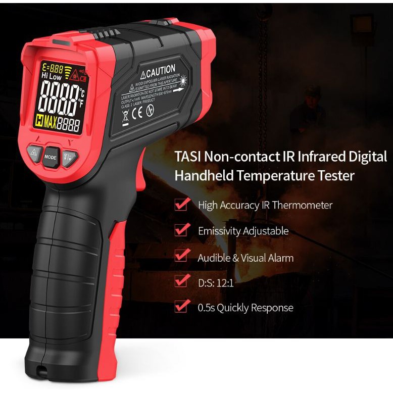 🔥Local Ready Stock 🔥 -50~880℃ Digital Handheld Temperature Tester Non ...