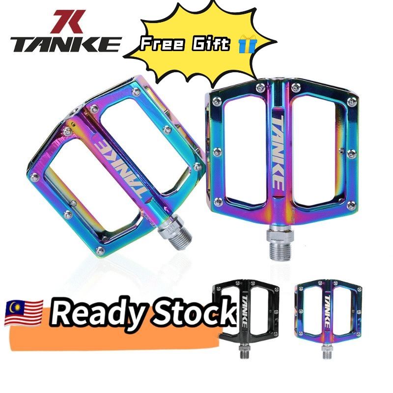 🔥🇲🇾 Ready Stock🔥TANKE MTB Pedal Alloy with Seal Bearing Pedal Fixie ...