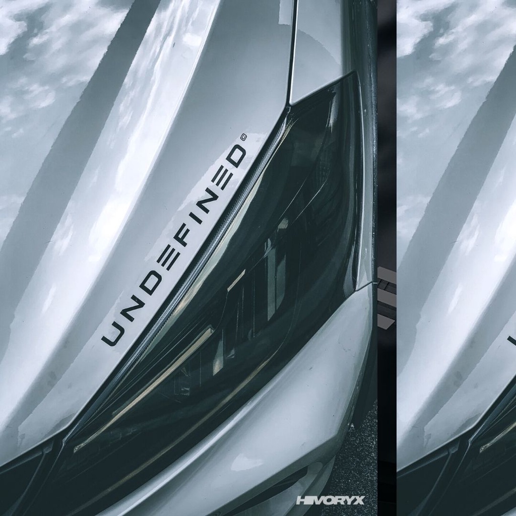 UNDΞFINΞD ORIGINAL DIE-CUT DECAL STICKER WINDSHIELD DECAL | UNDEFINED X ...