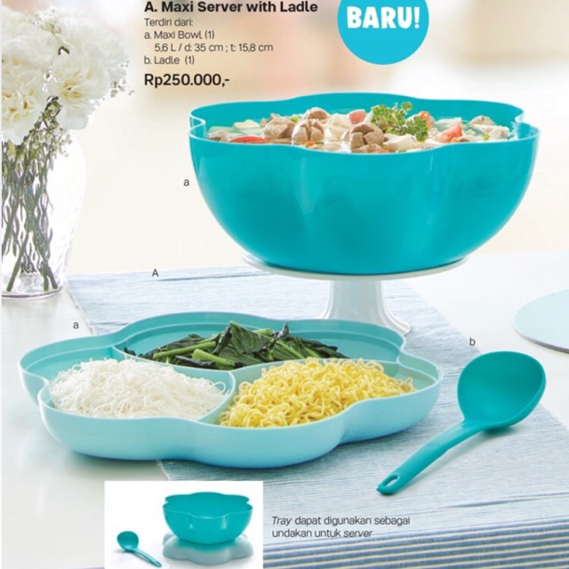 Tupperware Maxi server with Ladle | Shopee Malaysia