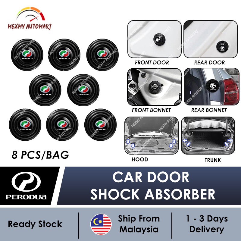 [8pc] PERODUA Car Shock Sound Proof Rubber Absorber Myvi Bezza Axia ...