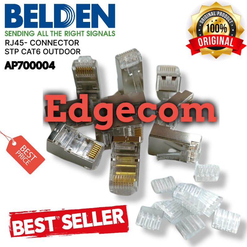 ORIGINAL BELDEN AP70004 Iron Outdoor RJ45 Cat6 STP Connector PERPCS ...