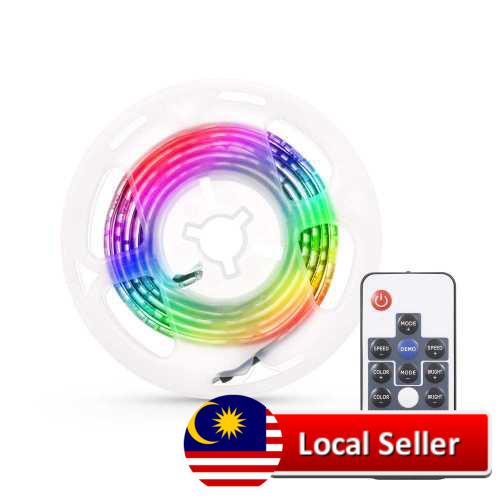 LED Computer Case Strip Light Flexible RGB Lamp Tape Diode 5V Desk ...