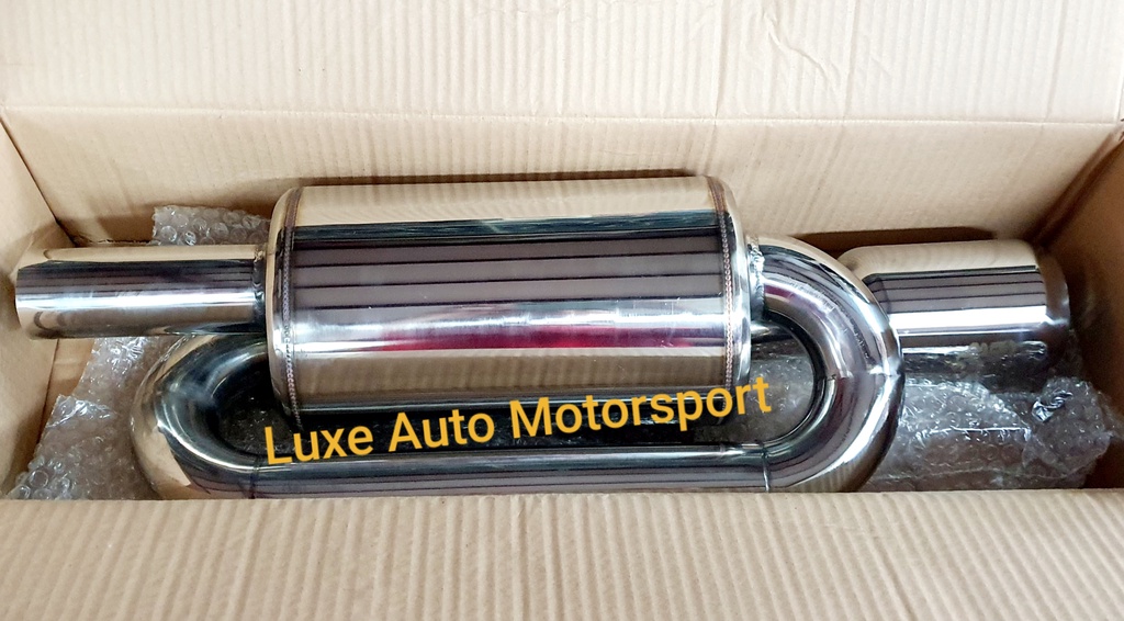 Exhaust MUGEN Twin Loop SFlow Stainless Steel Ekzos (100% Guarranty ...