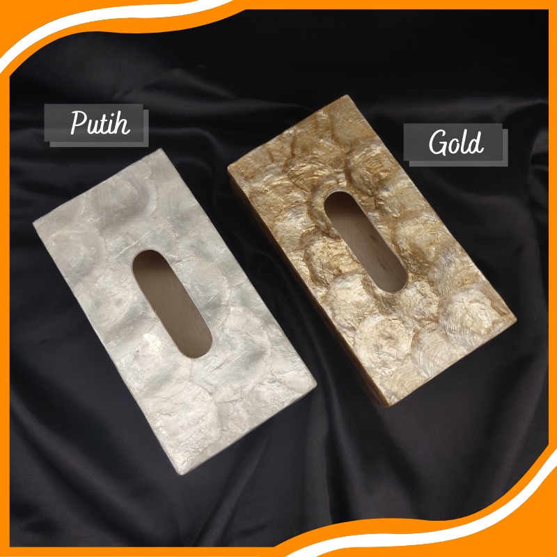 Tissue Holder Soft Shells Elegant Tissue Box Tissue Container Layered ...