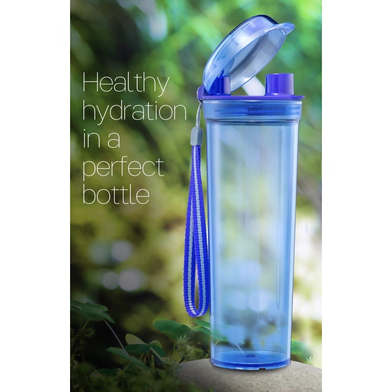 LAST UNIT Tupperware Drinking Flask 600ml ( Blue ) | Shopee Malaysia