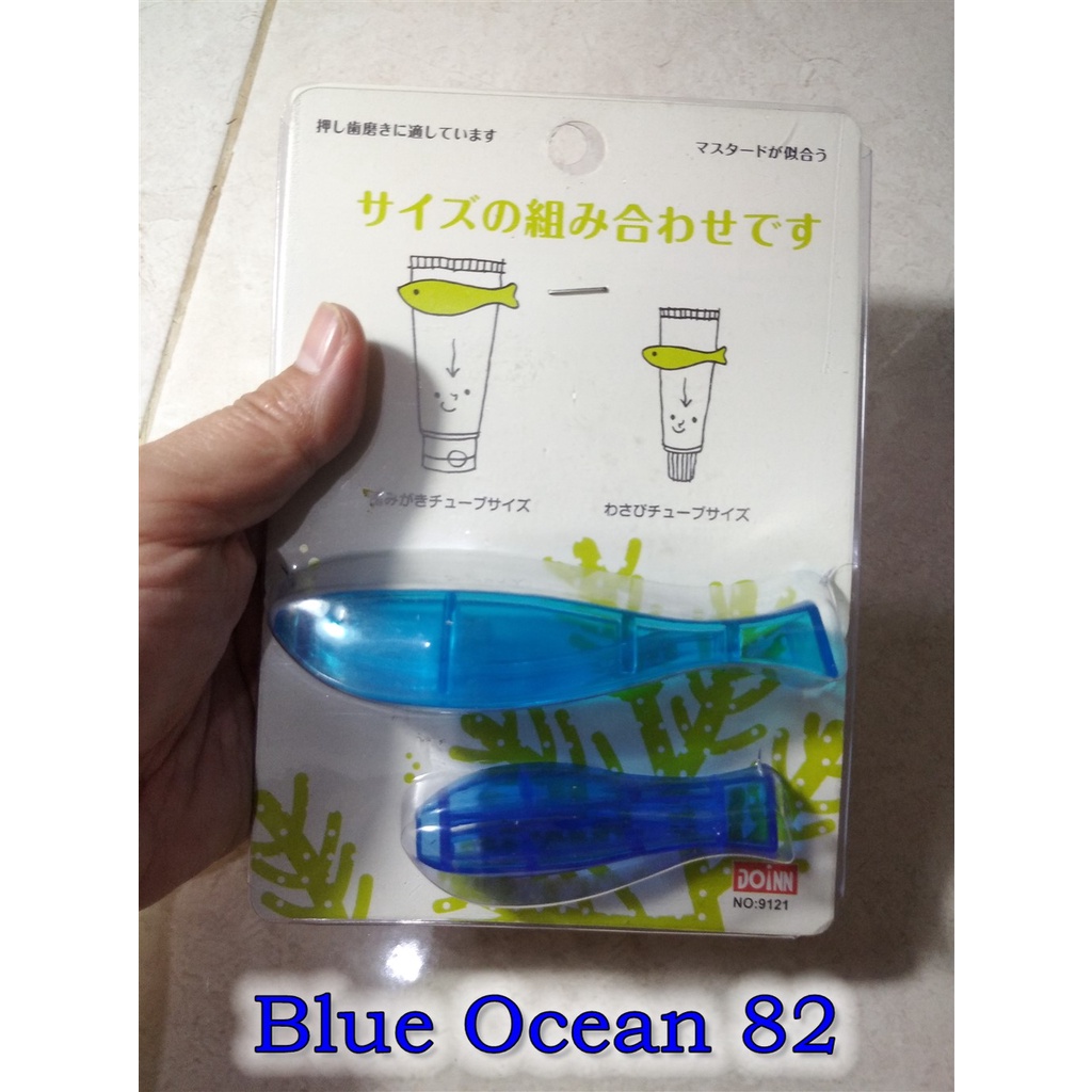 Blue Fish Tooth Paste Clamp - Toothpaste Clamp - Odol Dispenser ...
